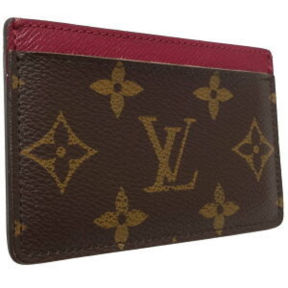 Louis Vuitton | Bags | Louis Vuitton Card Case Porte Carte Brown ...